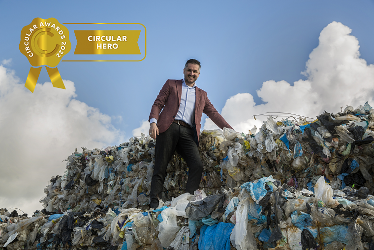 Bram Peters of the Green Plastic Factory wins a Circular Award ...